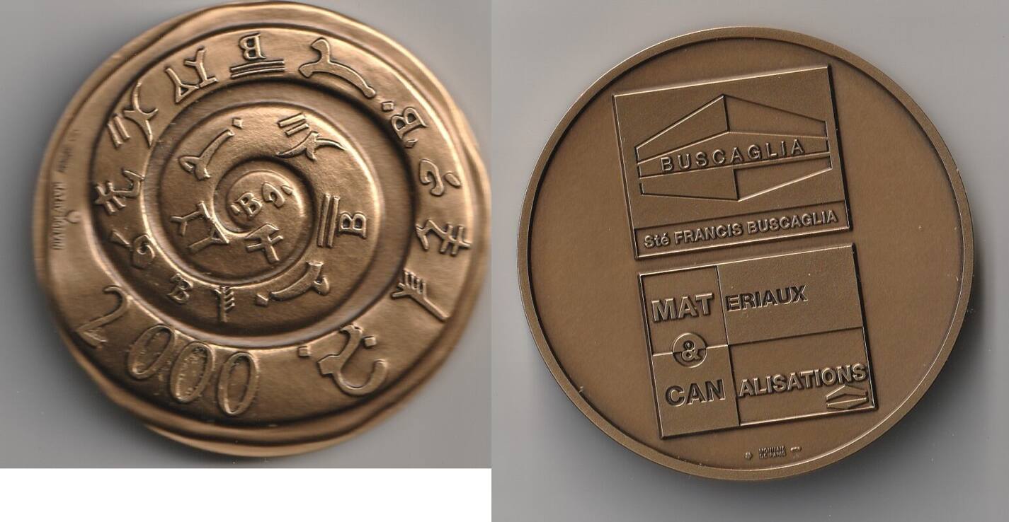 France FRANKREICH - BRONZEMEDAILLE - UHRWERK ZUM JAHR 2000 - KATHY ... France FRANKREICH - BRONZEMEDAILLE - UHRWERK ZUM JAHR 2000 - KATHY ...