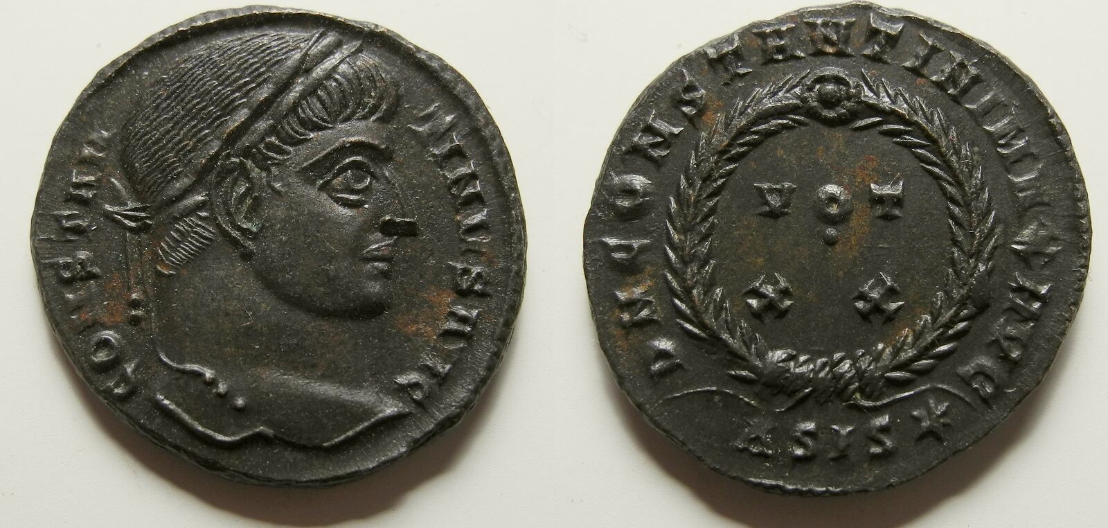 ROMAN EMPIRE Follis Constantine I, 307-337, Siscia mint EF | MA-Shops