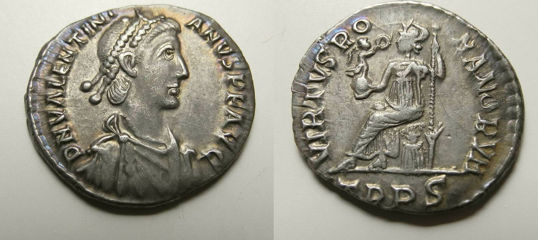 ROMAN EMPIRE Siliqua Valentinian II, 375-392, Trier mint good VF/VF ...