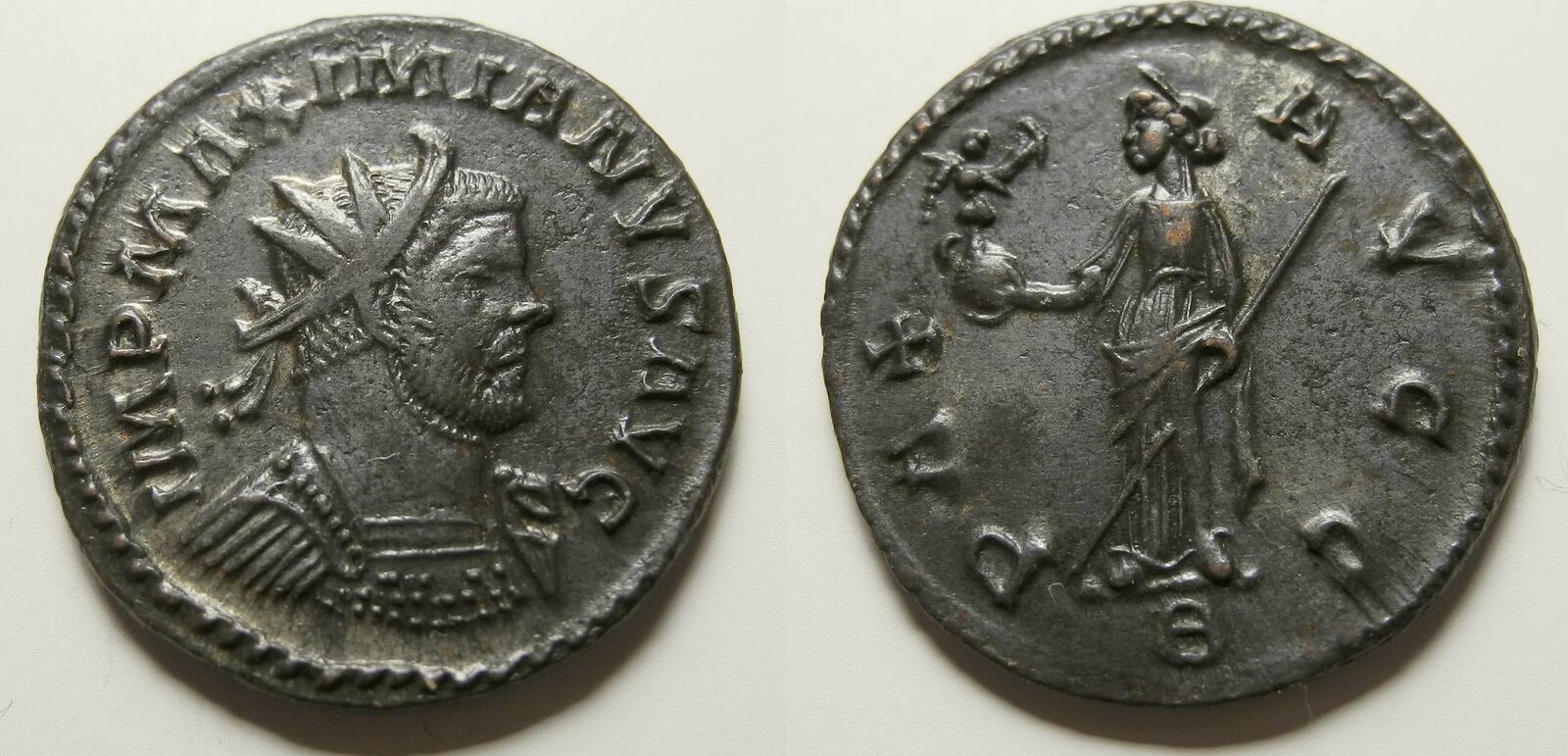 ROMAN EMPIRE Antoninianus Maximianus. First reign, 286-305, Lugdunum ...