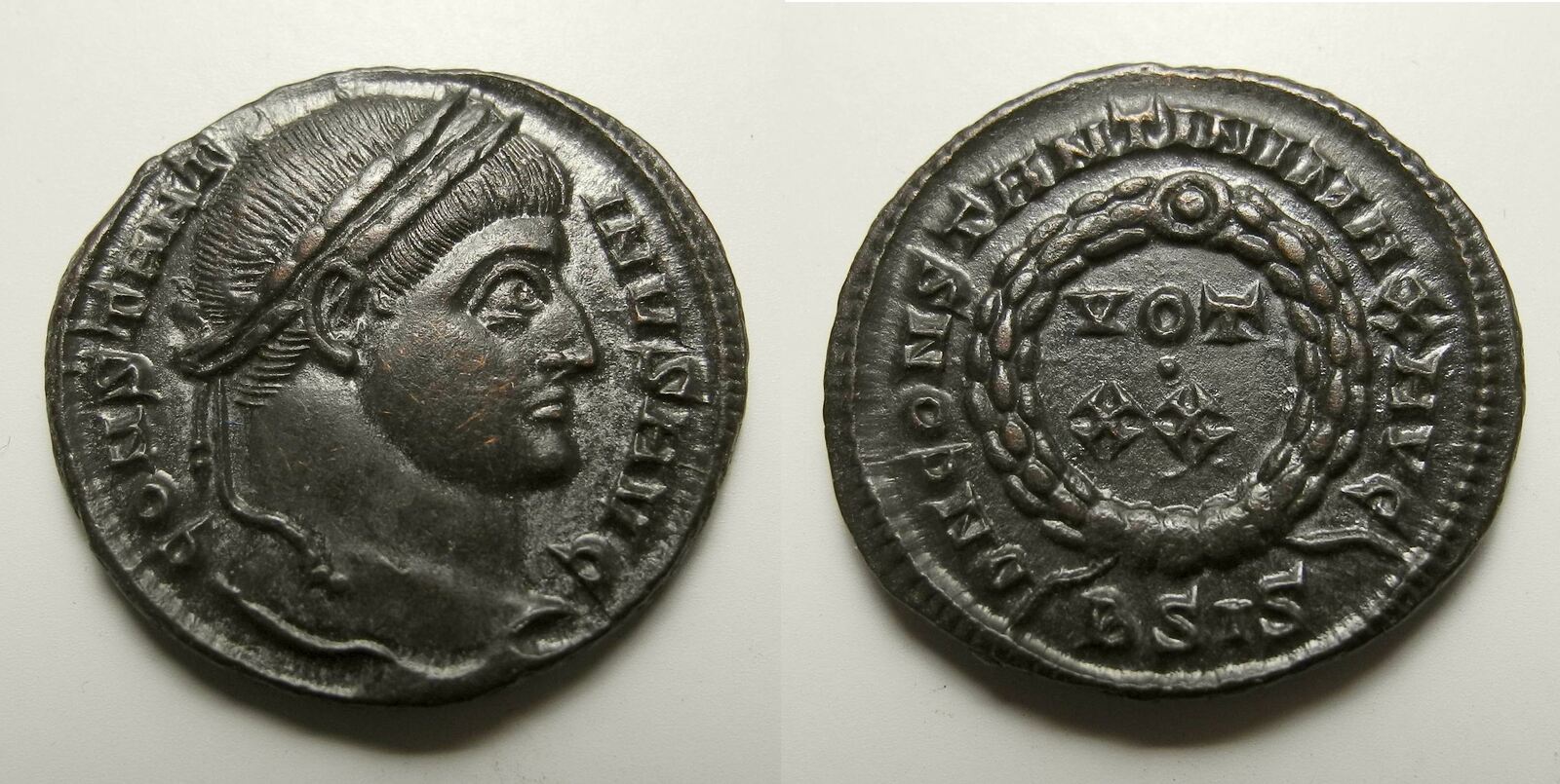 ROMAN EMPIRE Follis Constantine I, 307-337, Siscia mint EF | MA-Shops