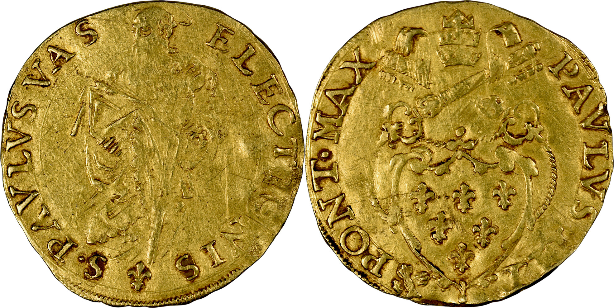 1534-1540 Vatican - Paul III - Scudo d'or - Rome ss | MA-Shops