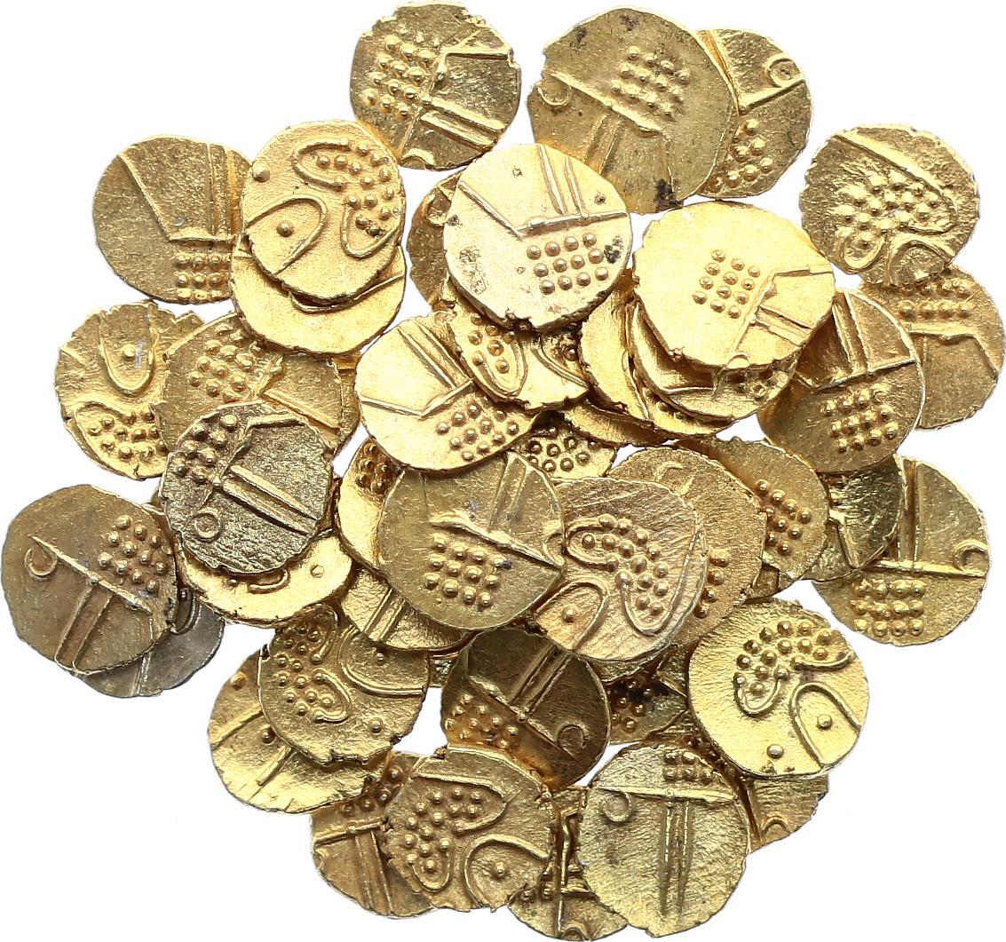 Indien faman Fanam Vira raya - Rama Varma V - ND (1881) - Gold - XF ...