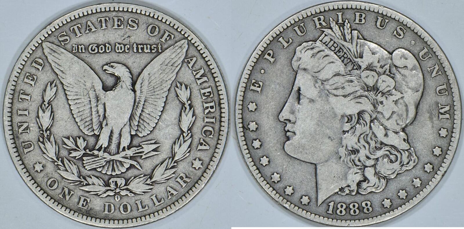 USA 1888-O Oval O Morgan Dollar; Choice Original F; VAM-21, R-6; Top-100 | MA-Shops