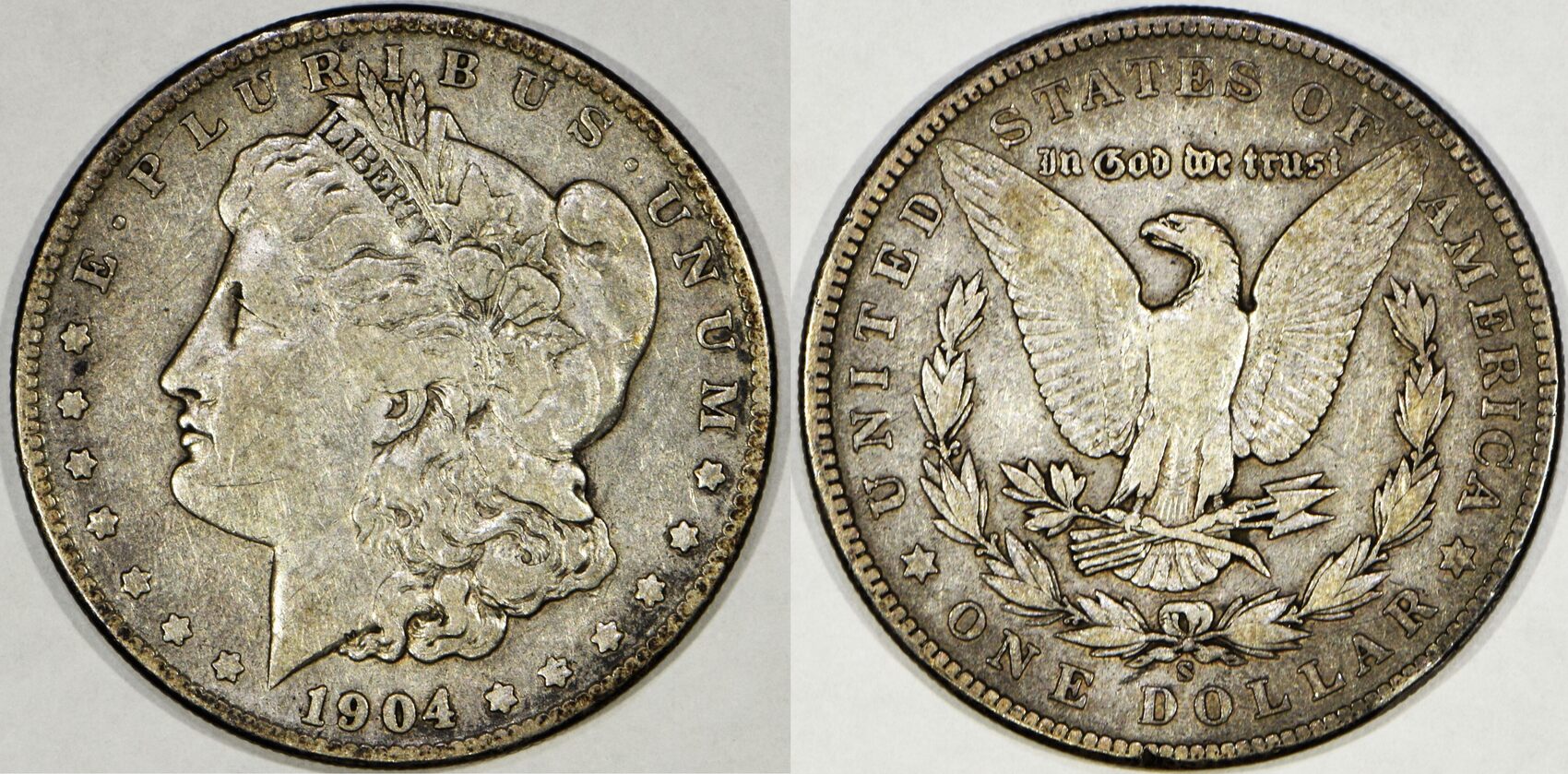 USA Morgan Dollar 1904-S ; ss | MA-Shops
