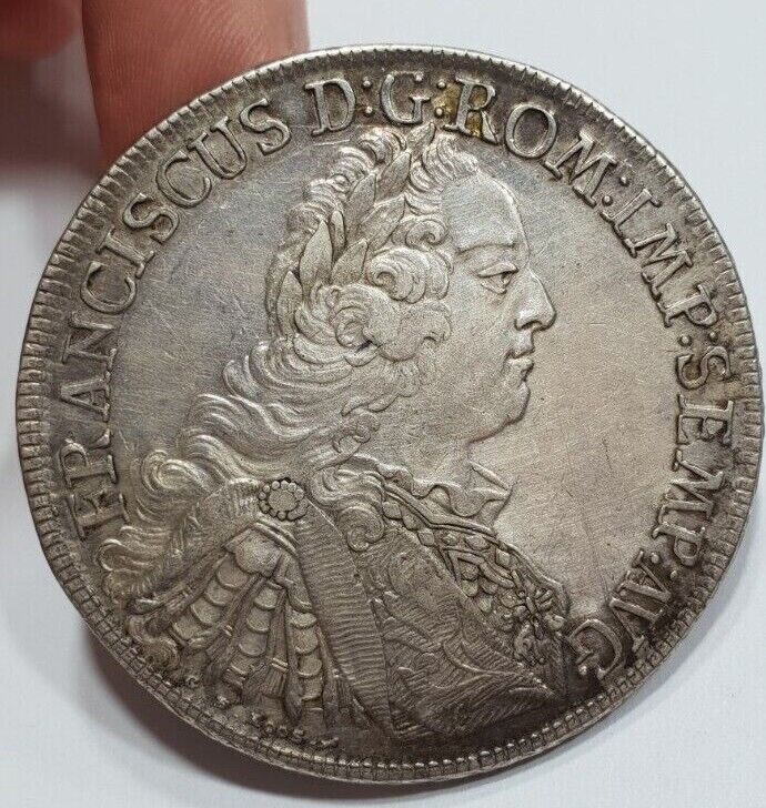1 Thaler 1756 Regensburg Aunc Silver City View Coin Germany Rare | MA-Shops