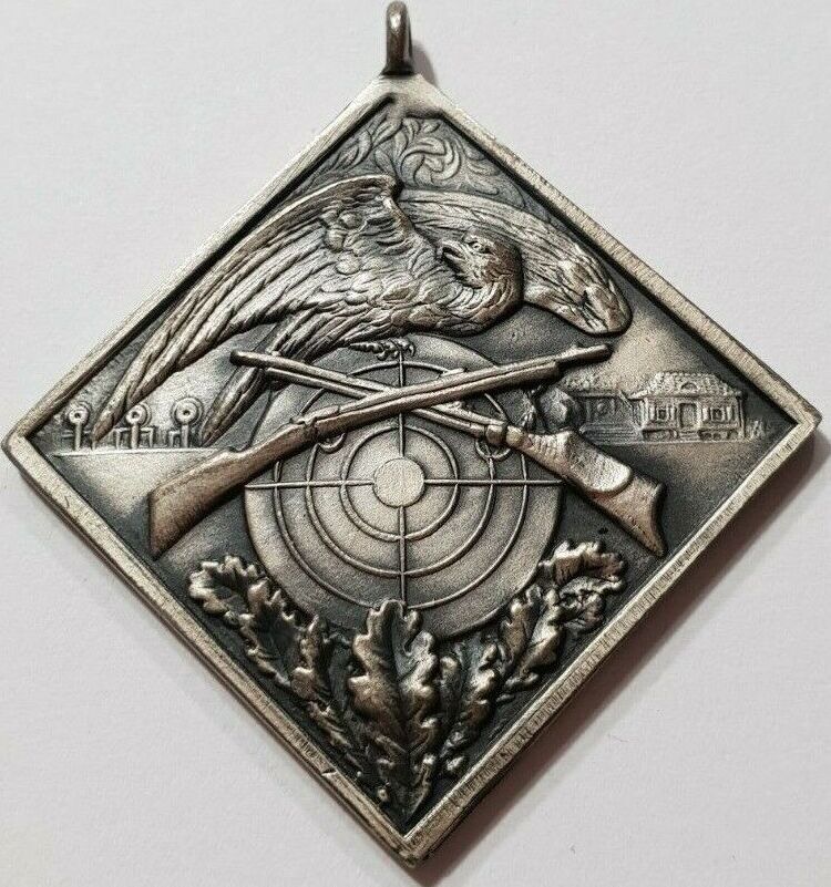 Medal 1928 Ulm Shooting Unc City View Rare Klippe Germany German State ...