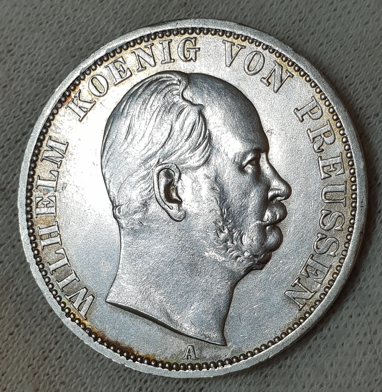 1 Thaler 1871 Prussia Unc Silver Taler Coin Germany German State unz ...
