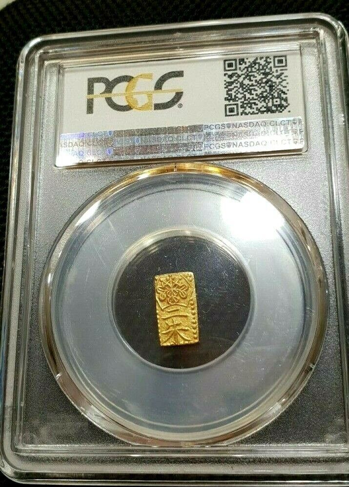 2 Shu PCGS Japan MS 62 1860 - 69 Manen Era Gold Rare MS Grade Unc ...