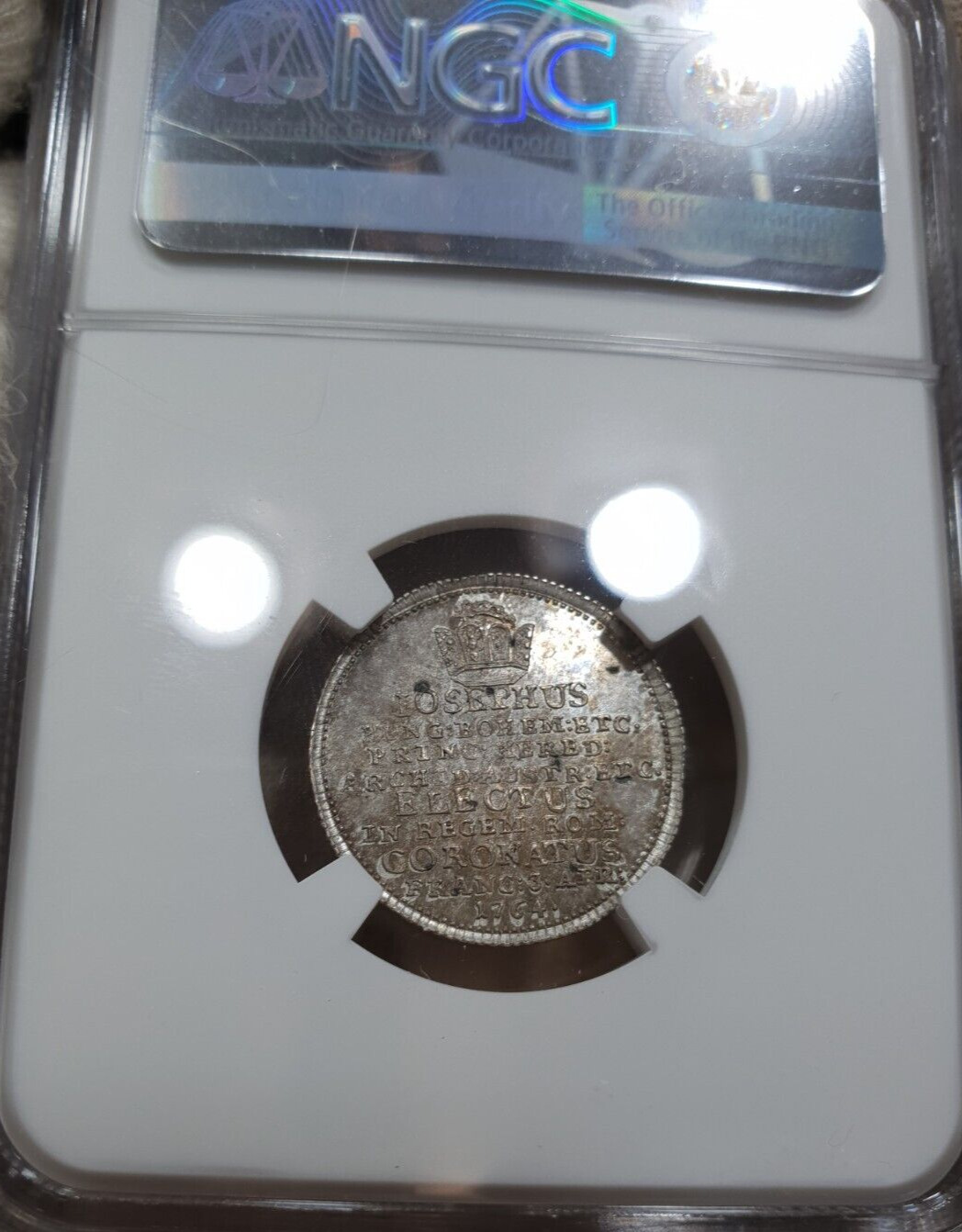 3/4 Ducat 1764 NGC Frankfurt MS-64 Silver Pattern Coin Germany Rare Top Pop | MA-Shops
