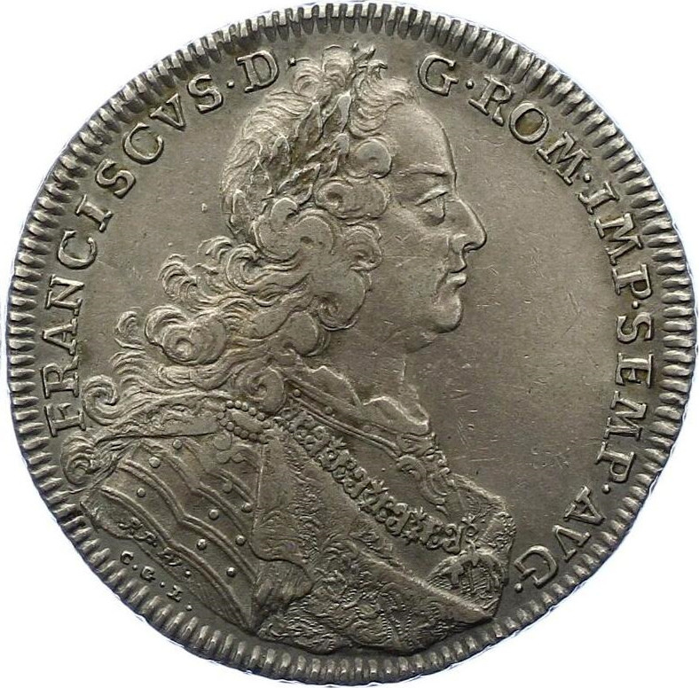 1 Thaler 1754 Nurnberg GGL Aunc Silver City View Coin Germany Taler Rare | MA-Shops