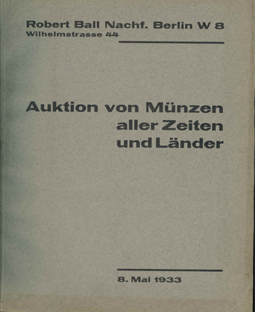 Auktionskataloge Auktion 9 Ball, Robert Broschiert | MA-Shops