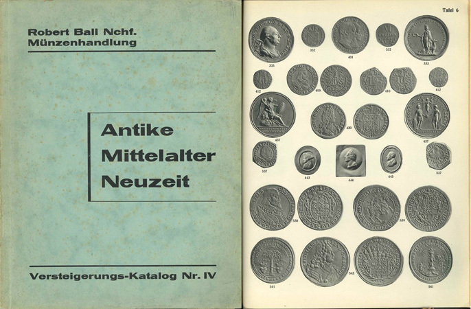 Auktionskataloge Auktion 4 Ball, Robert Broschiert. Einband leicht ...