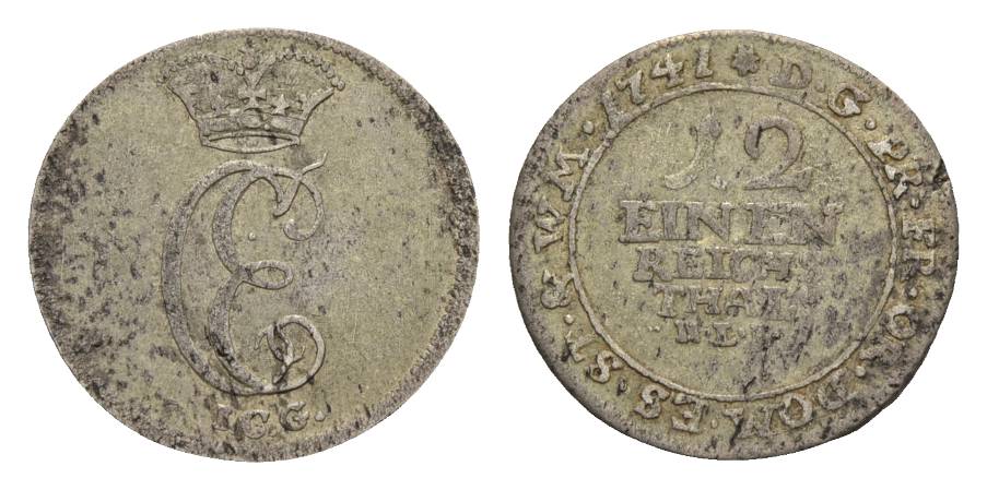 Ostfriesland 1/12 Taler 1740 ICG Esens Karl Edzard 1734-1744 Kl ...