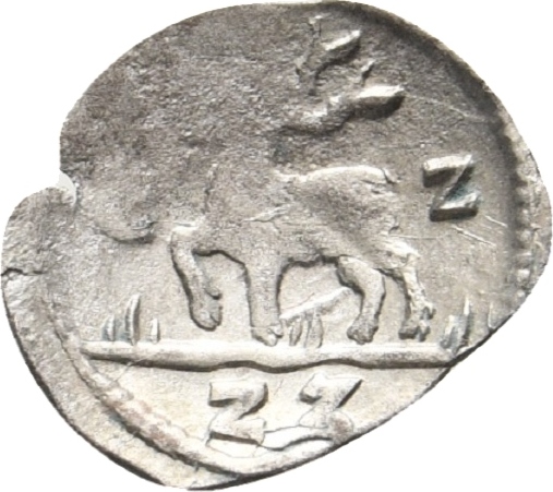 Stolberg-Stolberg Schüsselpfennig 1623 CZ Stolberg Wolfgang Georg 1615 ...