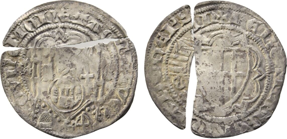 Trier, Erzbistum Weißpfennig ohne Jahr (1377-1379) Koblenz Kuno II. von Falkenstein 1362-1388 ...