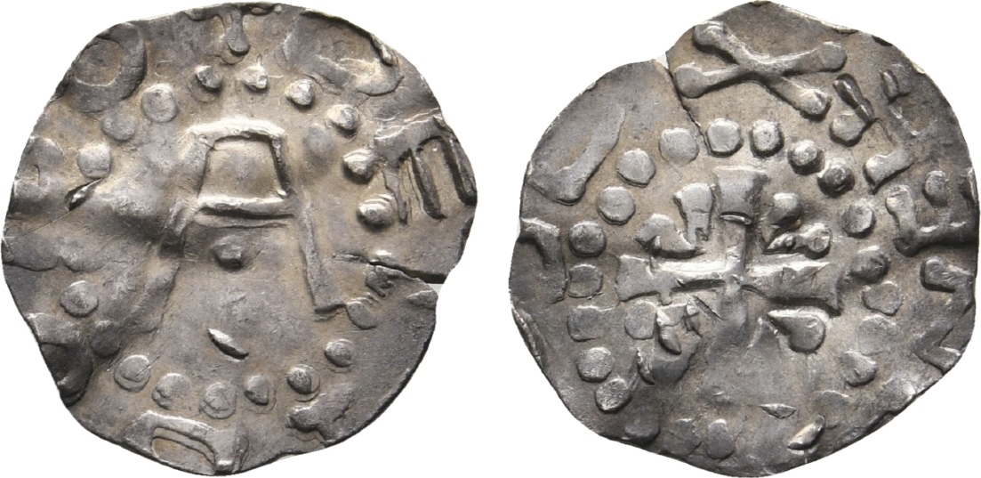 Trier, Erzbistum Pfennig Poppo von Babenberg 1035-1041 Winz ...