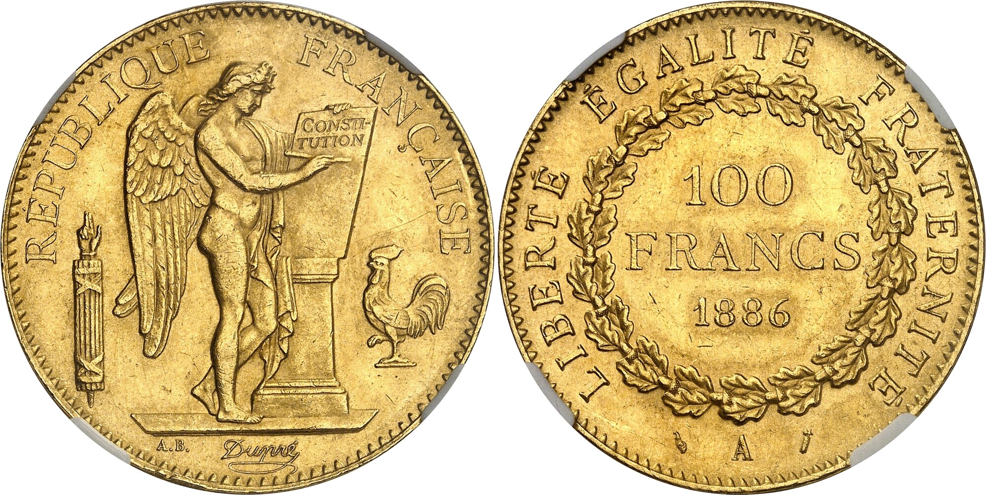 France 100 francs or 1886 A Paris - NGC MS 62 | MA-Shops