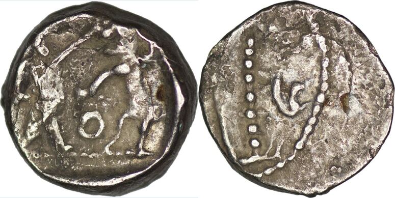 Greek Coins 346-343 BC v. Chr. PHOENICIA: Sidon. c. 346-343 BC. AR Obol ...