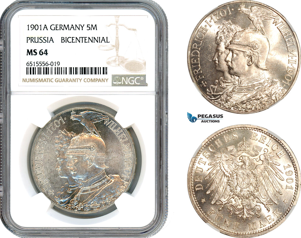 Germany 5 Mark 1901 NGC MS64 | MA-Shops