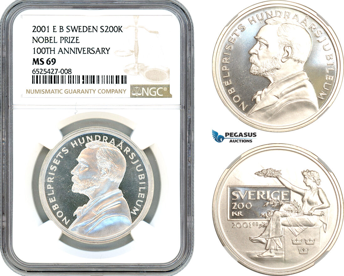 Sweden 200 Kronor 2001 NGC MS69 | MA-Shops