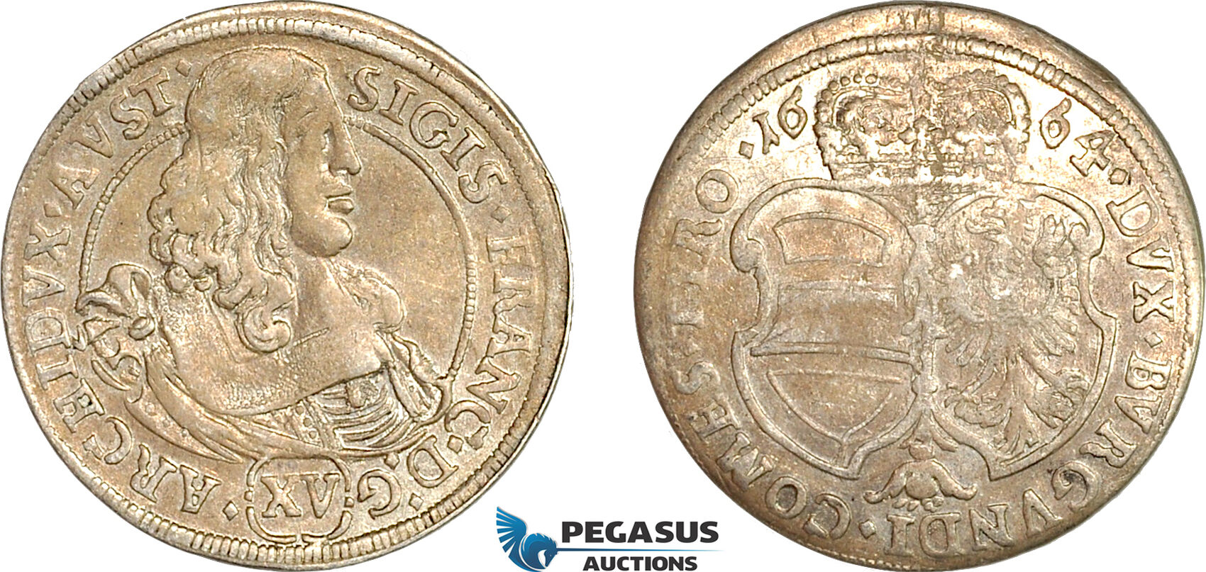 Austria 15 Kreuzer 1664 VF-EF | MA-Shops