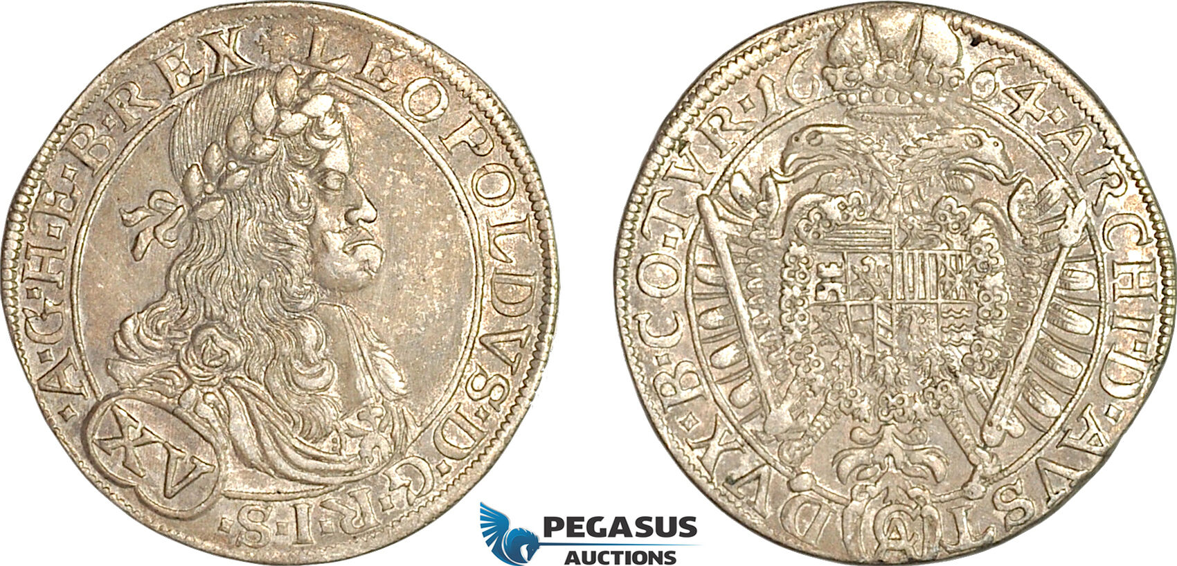 Austria 15 Kreuzer 1664 EF | MA-Shops