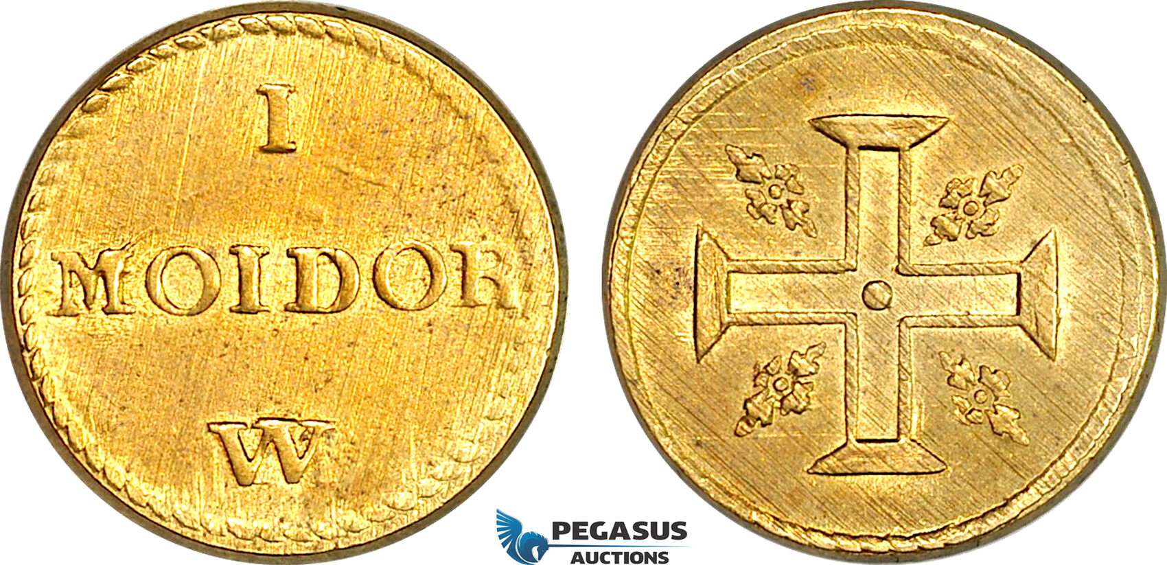 Portugal & Brazil Monetary Weight for 1 Moidor (4000 Reis) UNC | MA-Shops