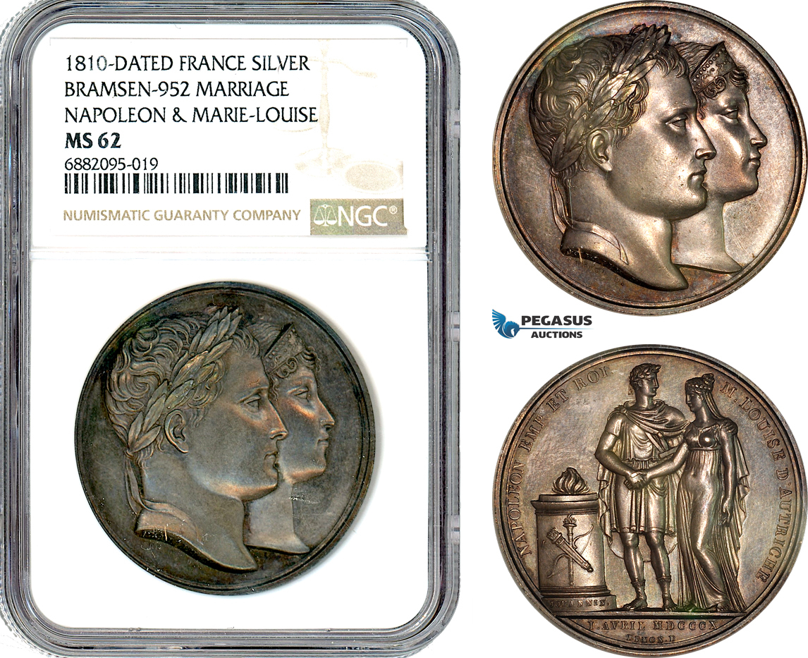 France Silver Medal 1810 NGC MS62 | MA-Shops