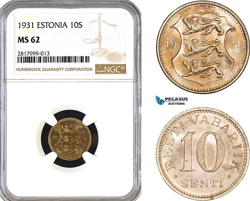 Estonia 10 Senti 1931 vz+ | MA-Shops