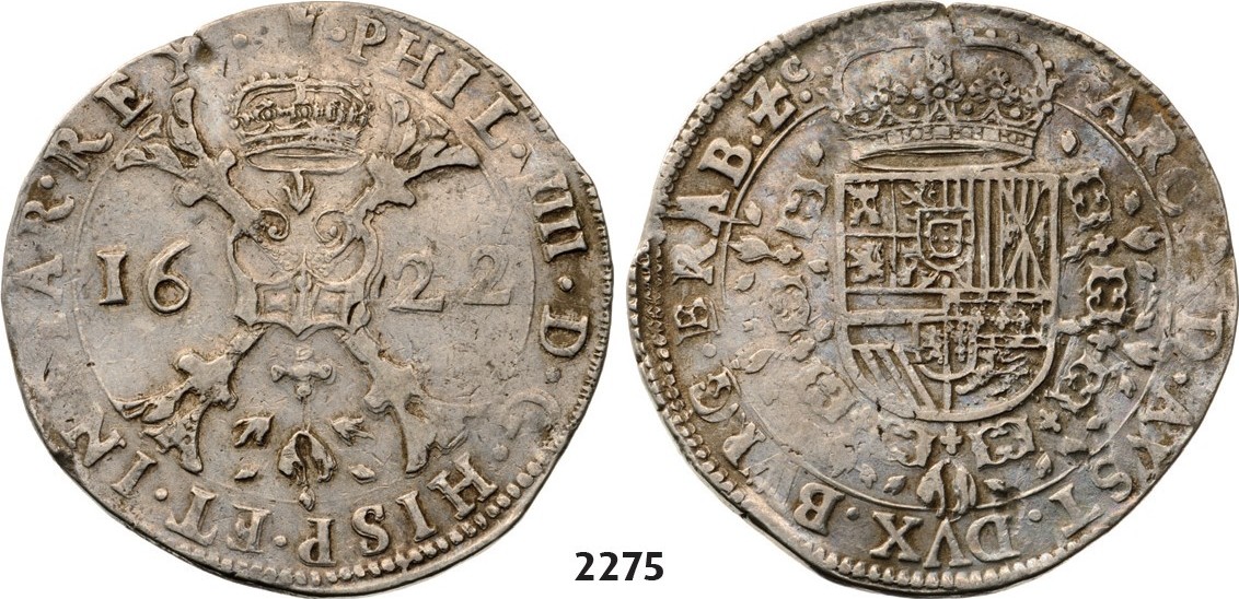 Belgium, Brabant Patagon 1622 Philip IV. of Spain ss | MA-Shops