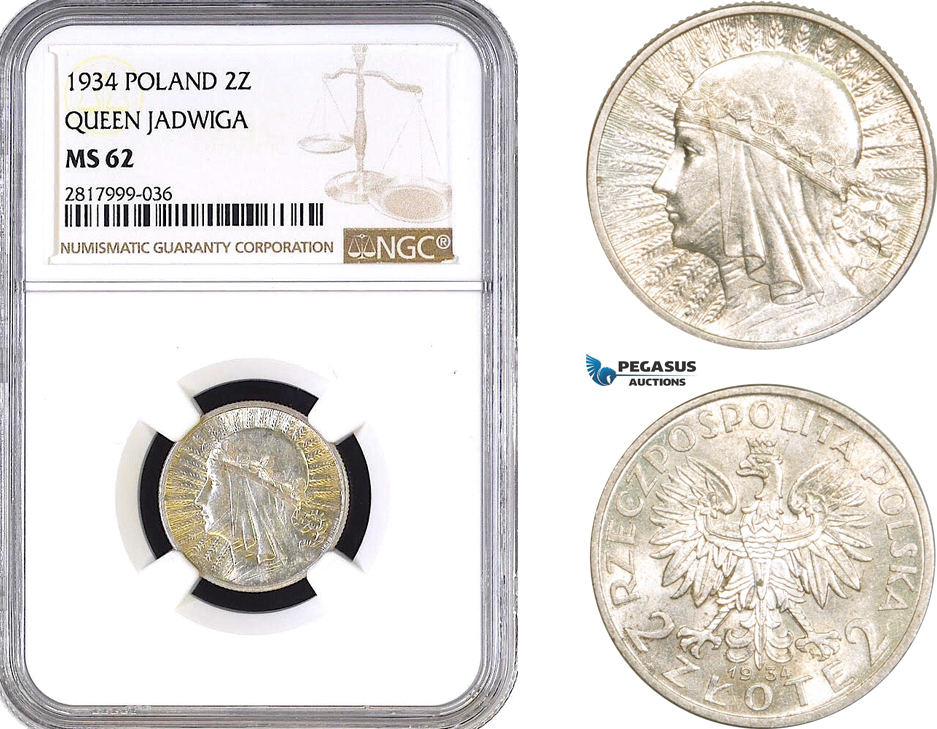 Poland 2 Zlote 1934 vz+ | MA-Shops