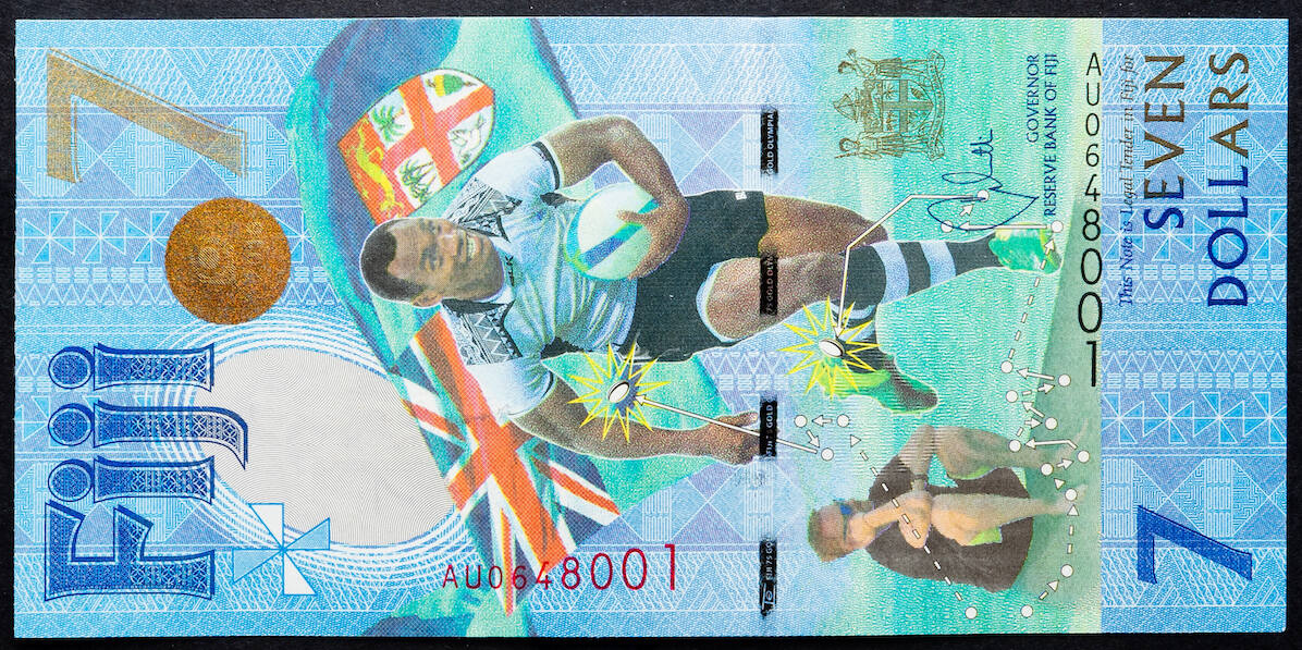 Fiji 7 Dollars 2017 aUNC | MA-Shops