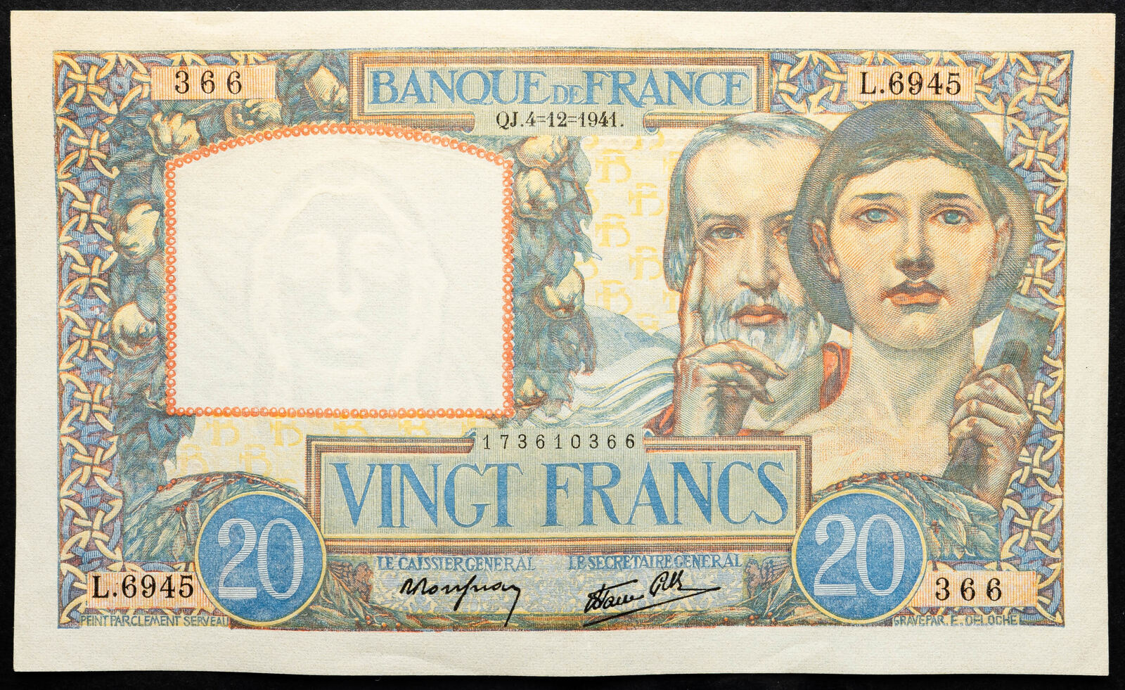 France 20 Francs 1941 VF | MA-Shops
