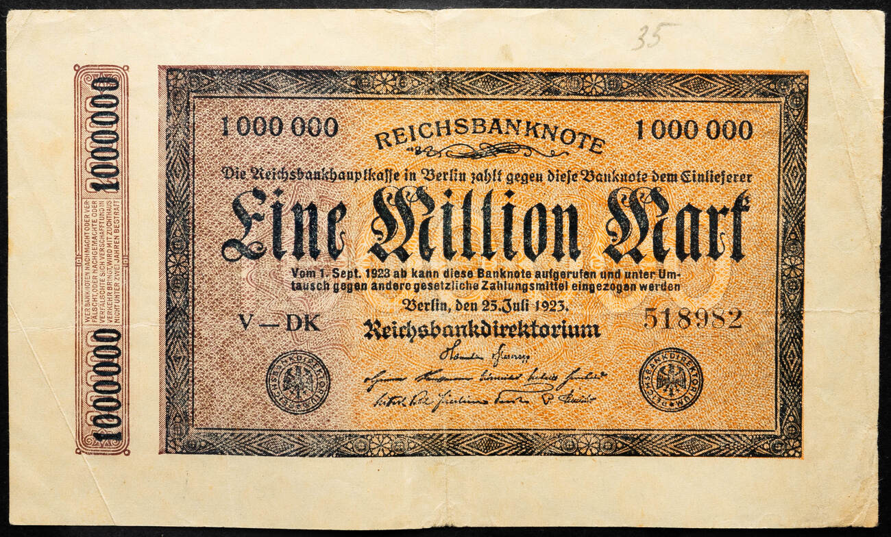 Germany 1000000 Mark 1923 F | MA-Shops