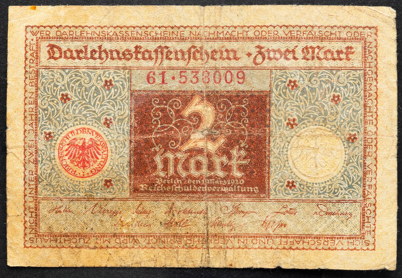 Germany 2 Mark 1920 VG | MA-Shops