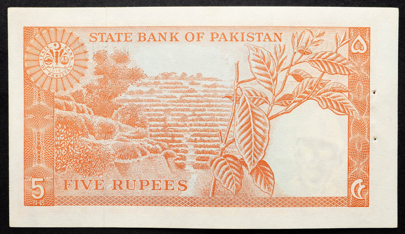 Pakistan 5 Rupees 1972-1976 aUNC | MA-Shops