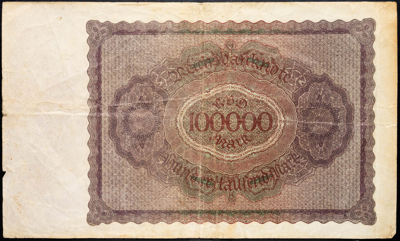Germany 100000 Mark 1923 VG | MA-Shops