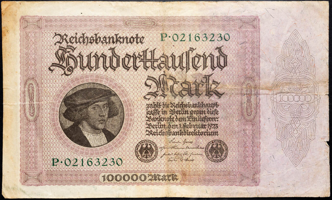 Germany 100000 Mark 1923 VG | MA-Shops