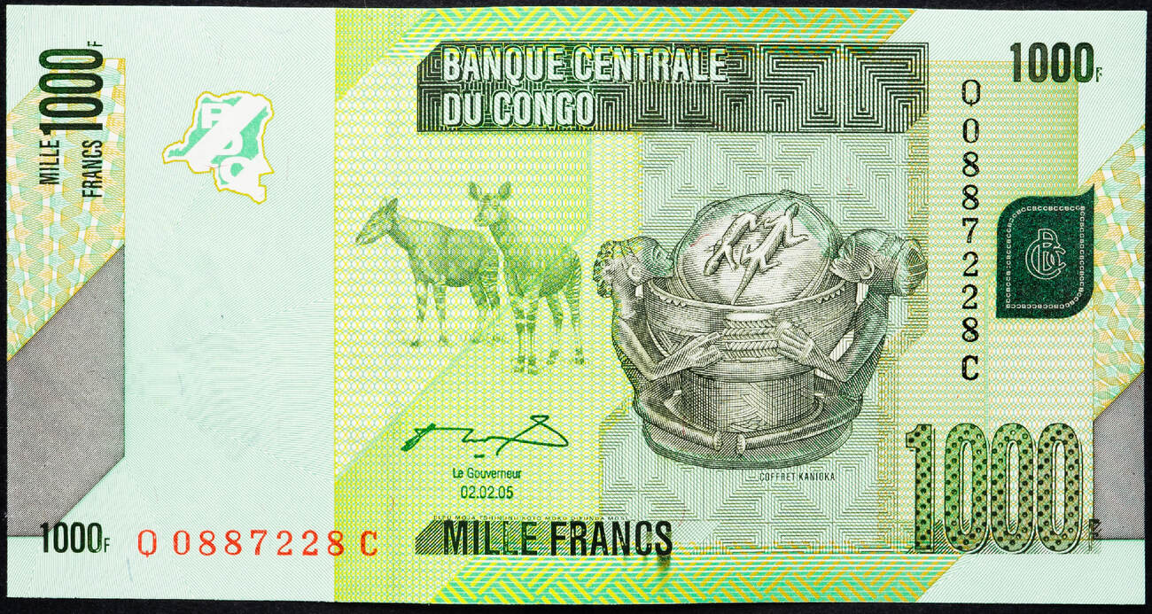Congo 1000 Francs 2005 vz- | MA-Shops