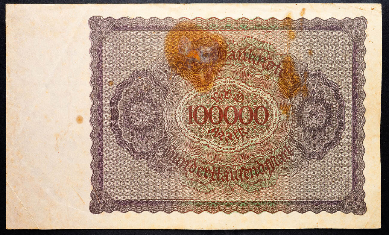 Germany 100000 Mark 1923 ss- | MA-Shops