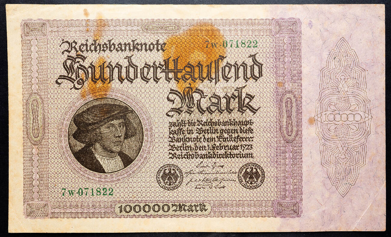 Germany 100000 Mark 1923 ss- | MA-Shops