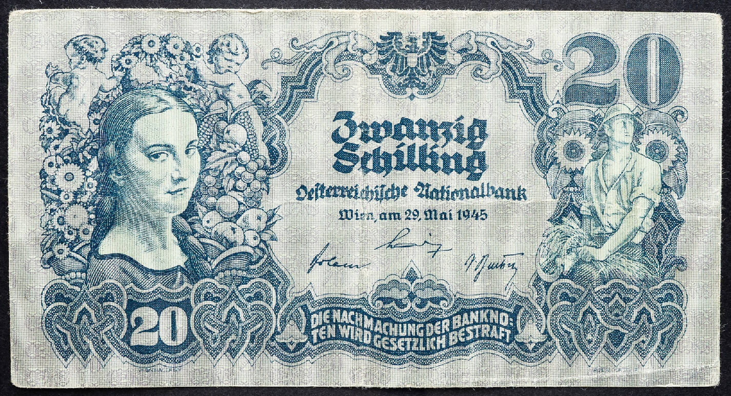 Austria 20 Schillings 1945 F | MA-Shops