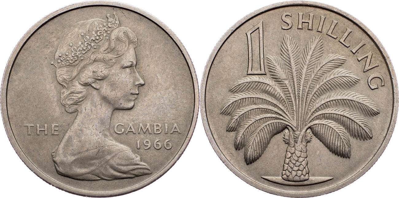Gambia 1 Shilling 1966 London VF | MA-Shops