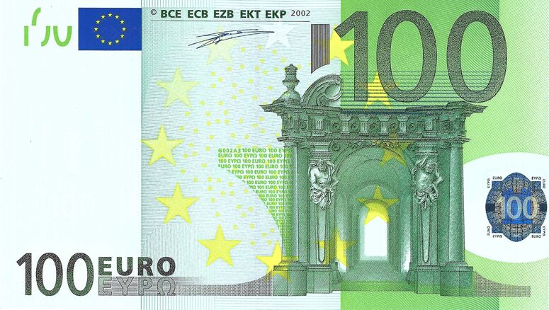 100 Euro 2002 biljet met handtekening W.F. Duisenberg (P/G002) unz | MA ...