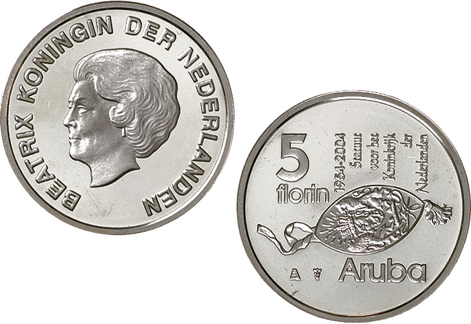 5 Florin 2004 Statuut Koninkrijk der Nederlanden Aruba PP | MA-Shops