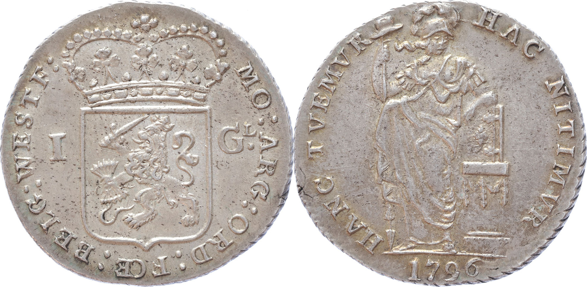 1 Gulden 1796 West-Friesland vz | MA-Shops