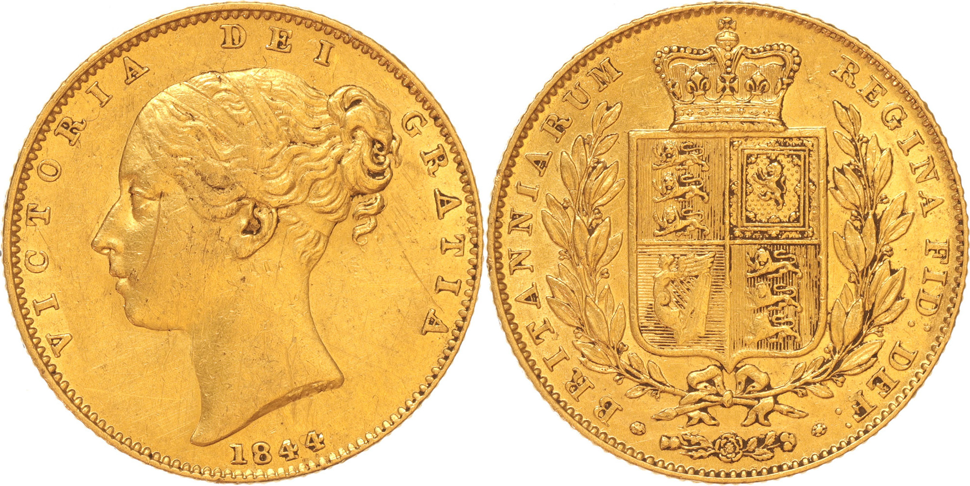 Sovereign 1844 Great Britain unz | MA-Shops