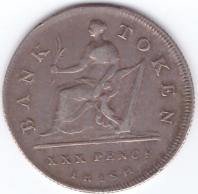 Ireland 30 Pence token 1808 ss | MA-Shops