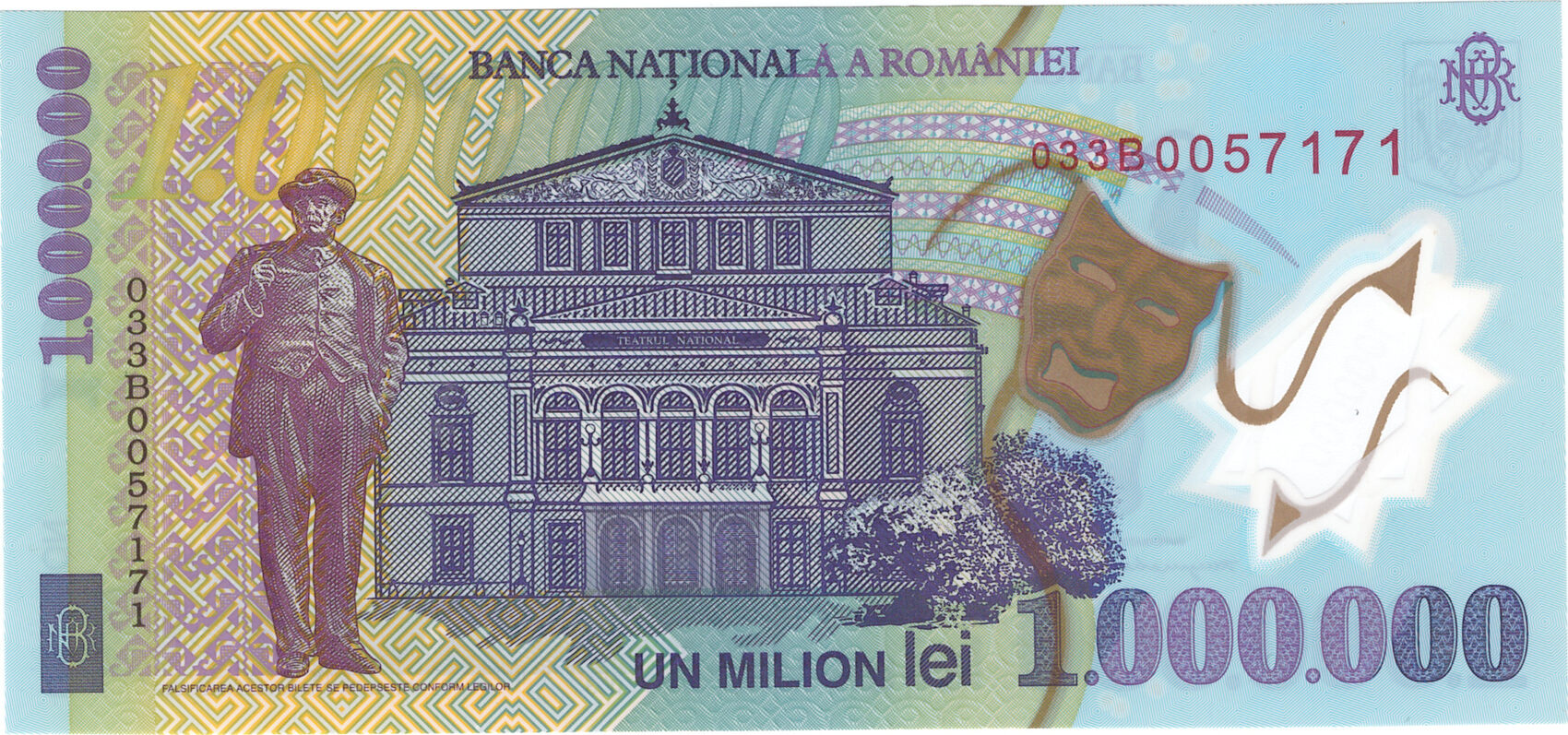 Romania 1000000 Lei 2003 bfr | MA-Shops